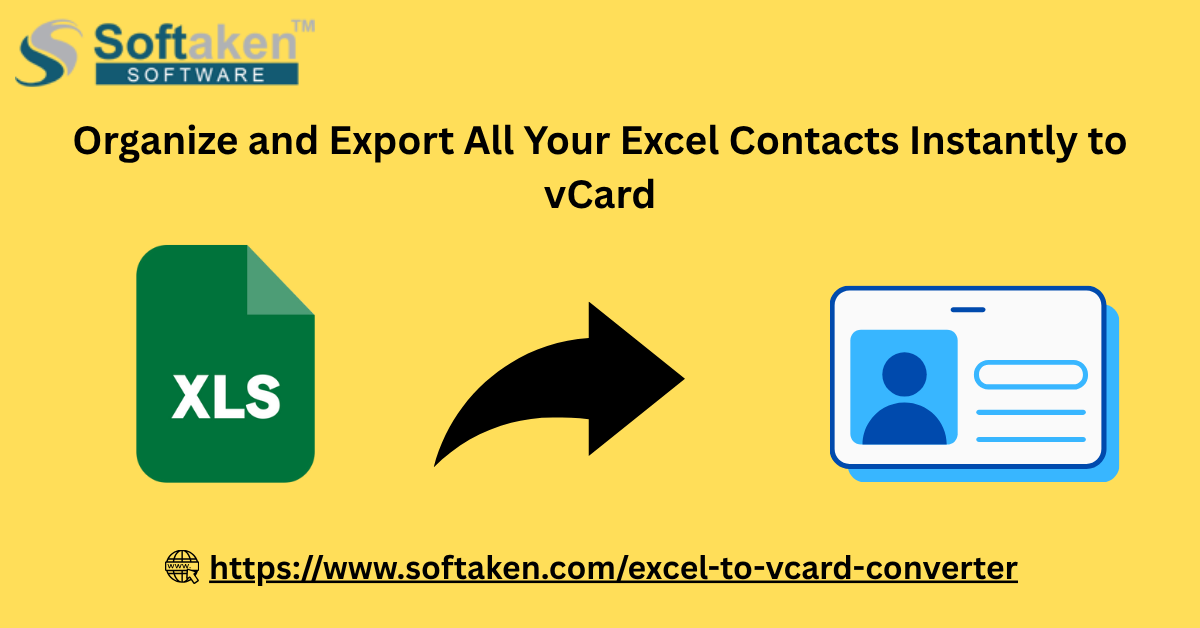 Organize and Export All Your Excel Contacts Instantly to v Card ...